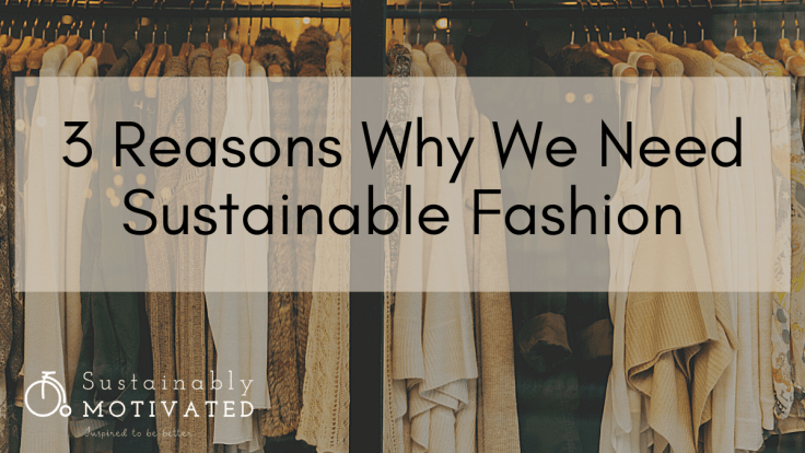 3 Reasons Why We Need Sustainable Fashion – Sustainably Motivated