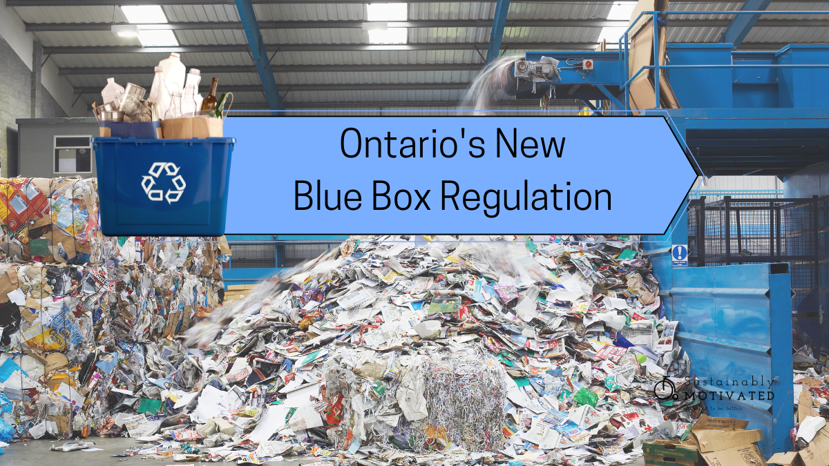 How Ontario’s New Blue Box Regulation Impacts You – Sustainably Motivated